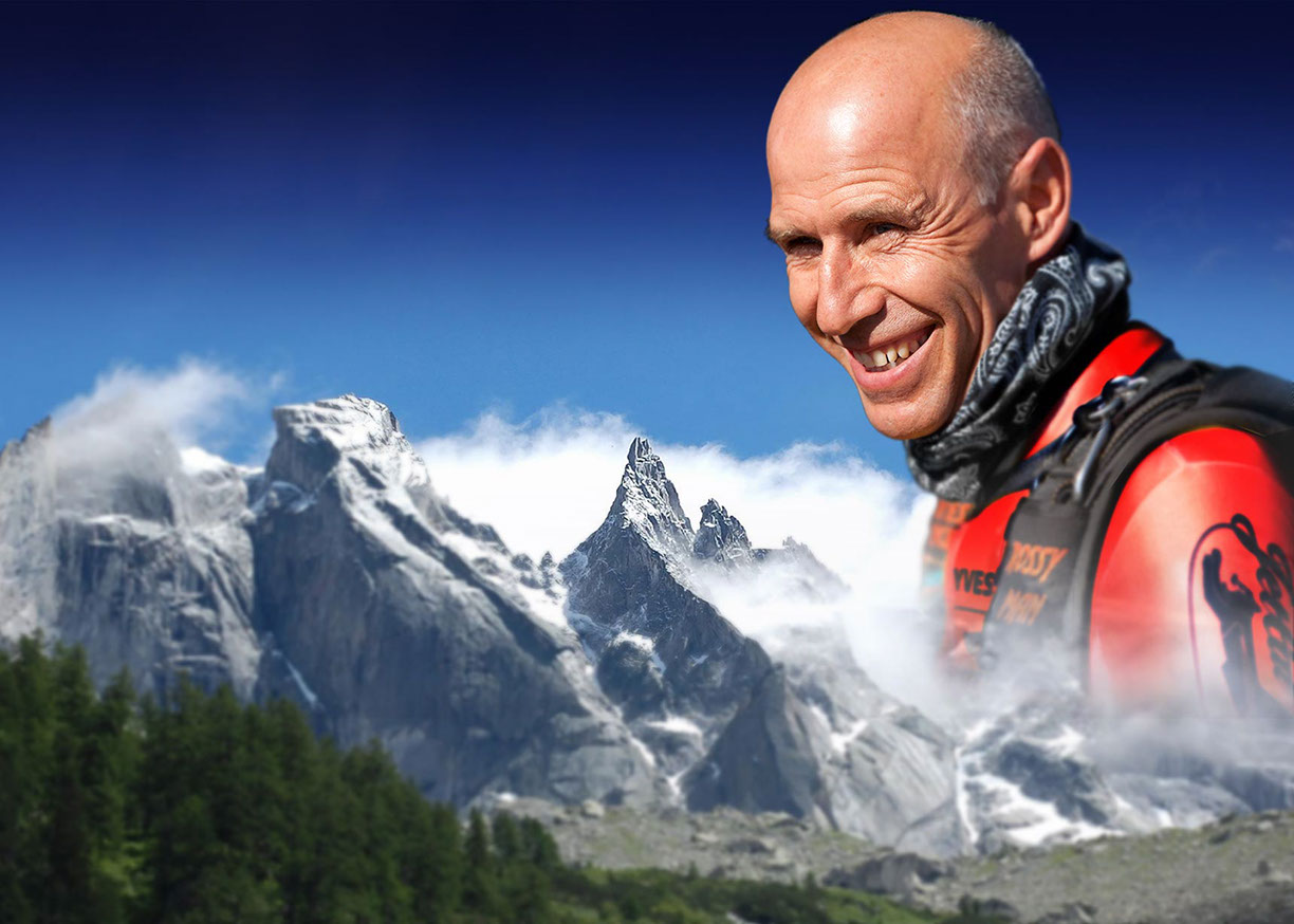 The first Jetman Yves Rossy